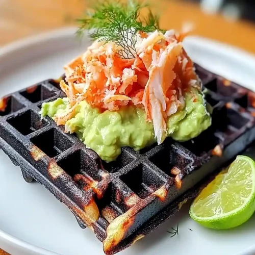 Recette Gaufre Noire à L'Encre De Seiche - Chef Viande
